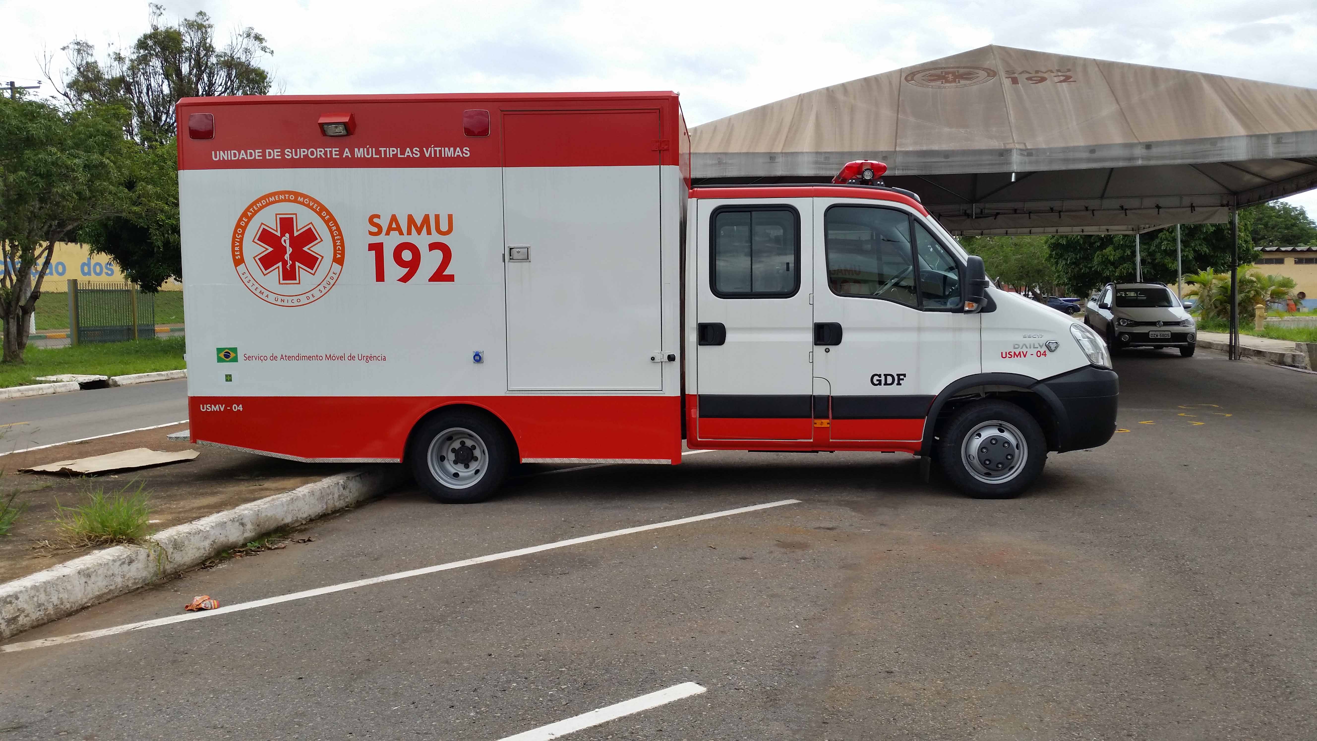 SAMU do DF apresenta novas viaturas para atendimentos de múltiplas ...