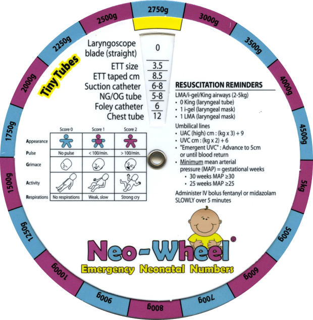 Neo-Wheel, the emergency neonatal numbers. There is a new toolkit for ...