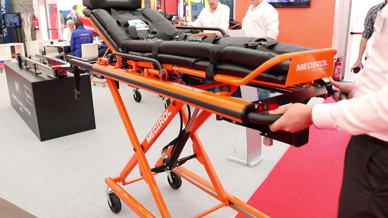 Medirol powered stretcher – Emergency Live