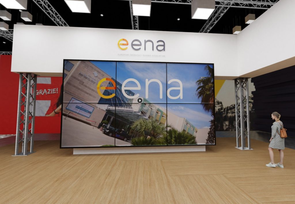 NUE 112, what to do in case of emergency? Visit the EENA booth