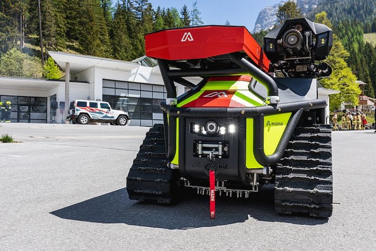 Magirus supplies the world's first tactical response robot, the Wolf R1